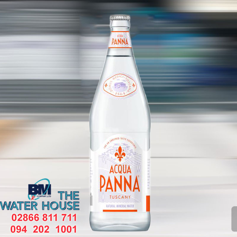 Thùng nước Acqua Panna 500ml chai thủy tinh (Thùng 24 chai) - Nước suối ...