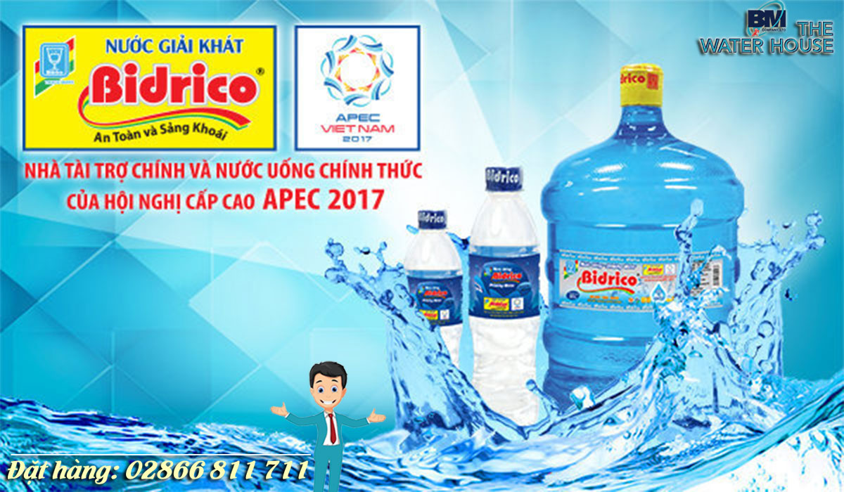 Nước uống Bidrico bình 19L (20L) - Đại lý nước Bidrico giao nhanh